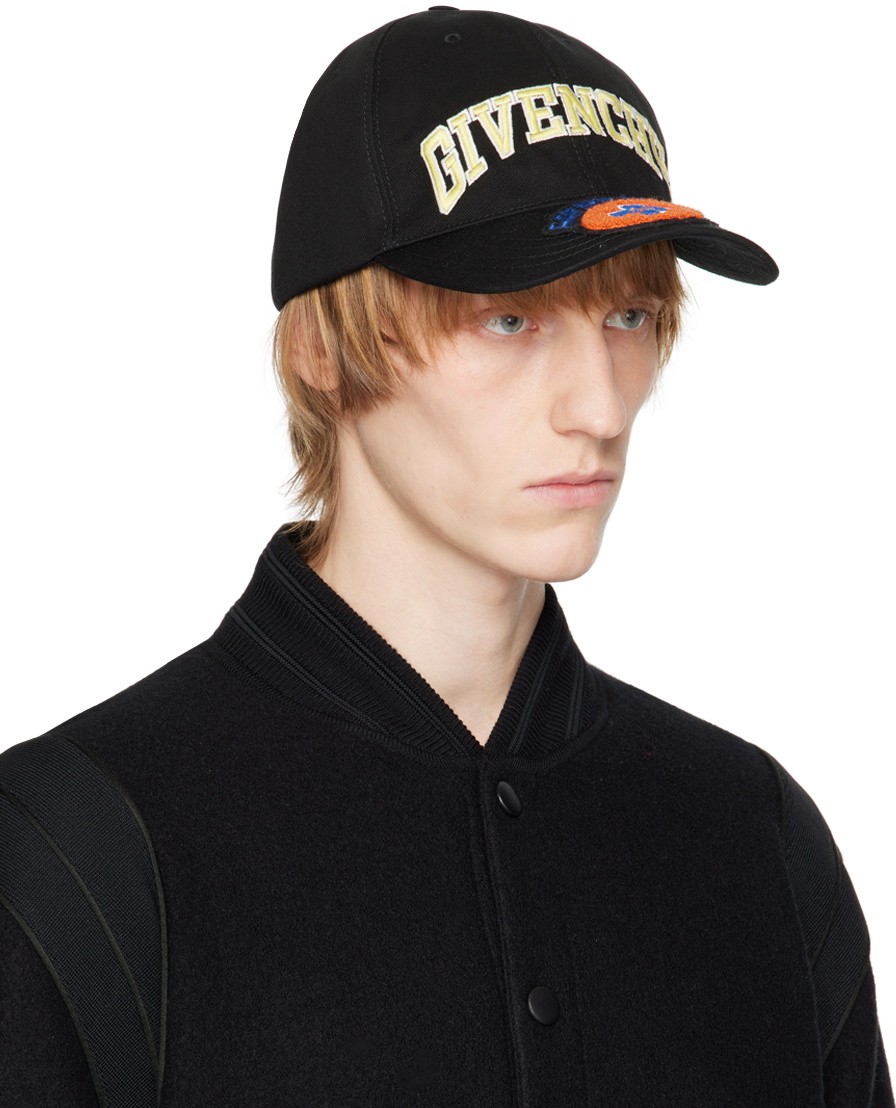 Givenchy Black Embroidered Cap Givenchy