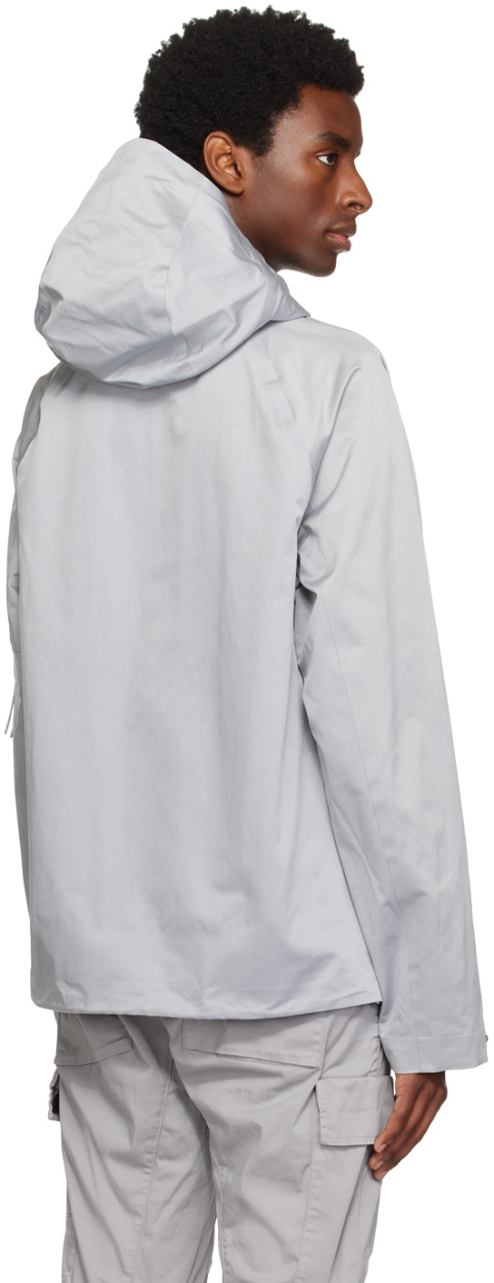 C.P. Company Gray Detachable Patch Jacket C.P. Company