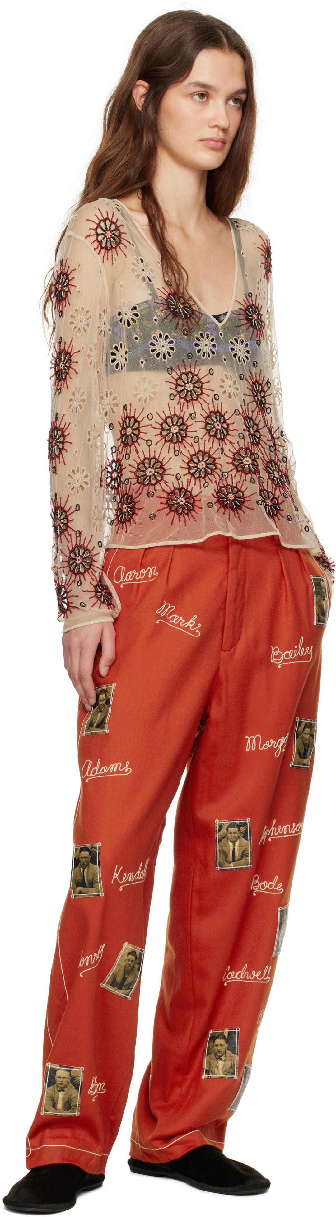 Bode Multicolor Deco Collage Bra Bode