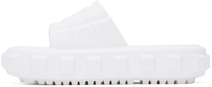 Balmain White Ari Sandals Balmain