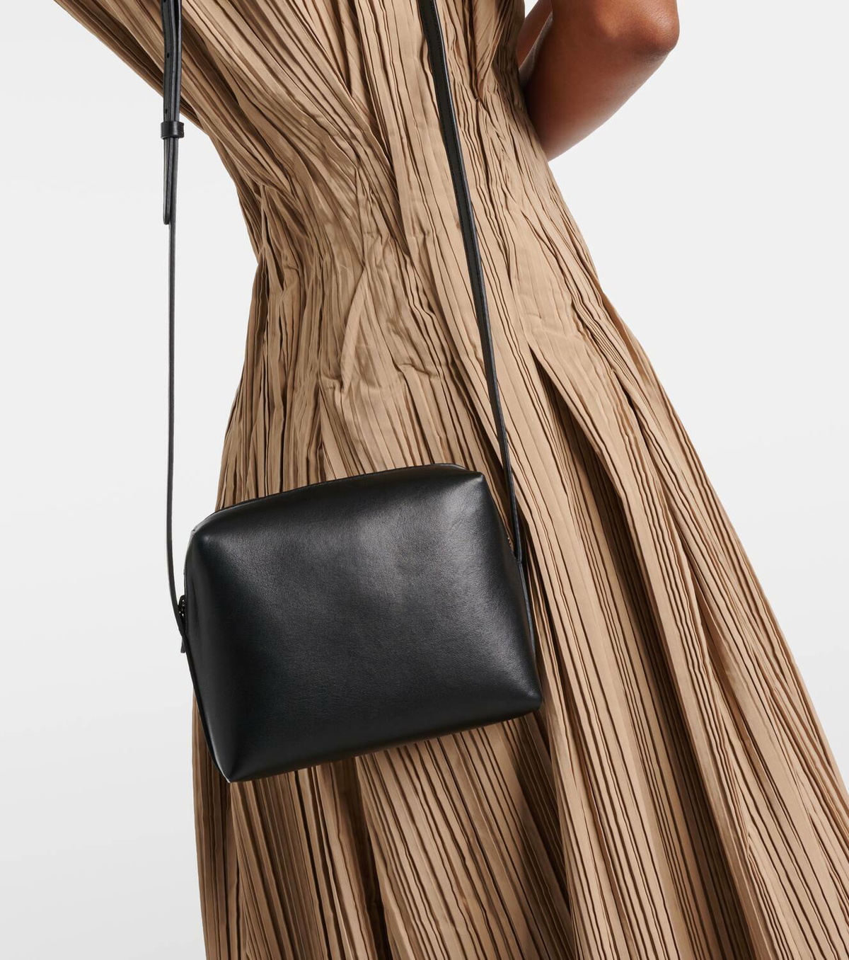 The Row Regent leather crossbody bag The Row