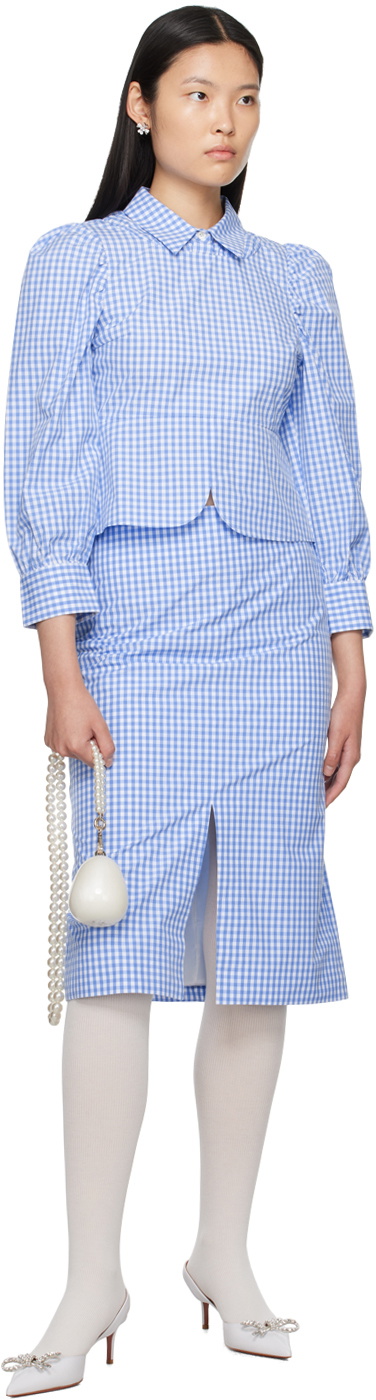 Shushu/Tong Blue Check Blouse Shushu/Tong