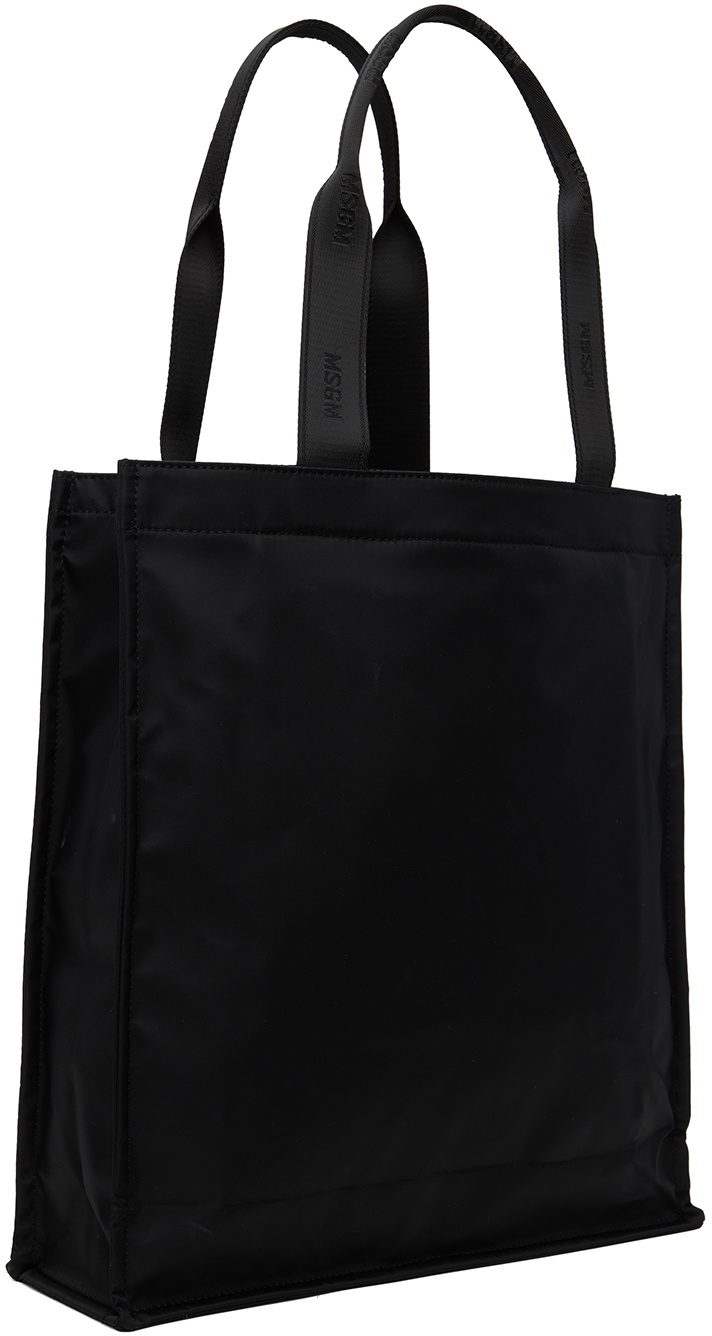 MSGM Black Graphic Tote MSGM