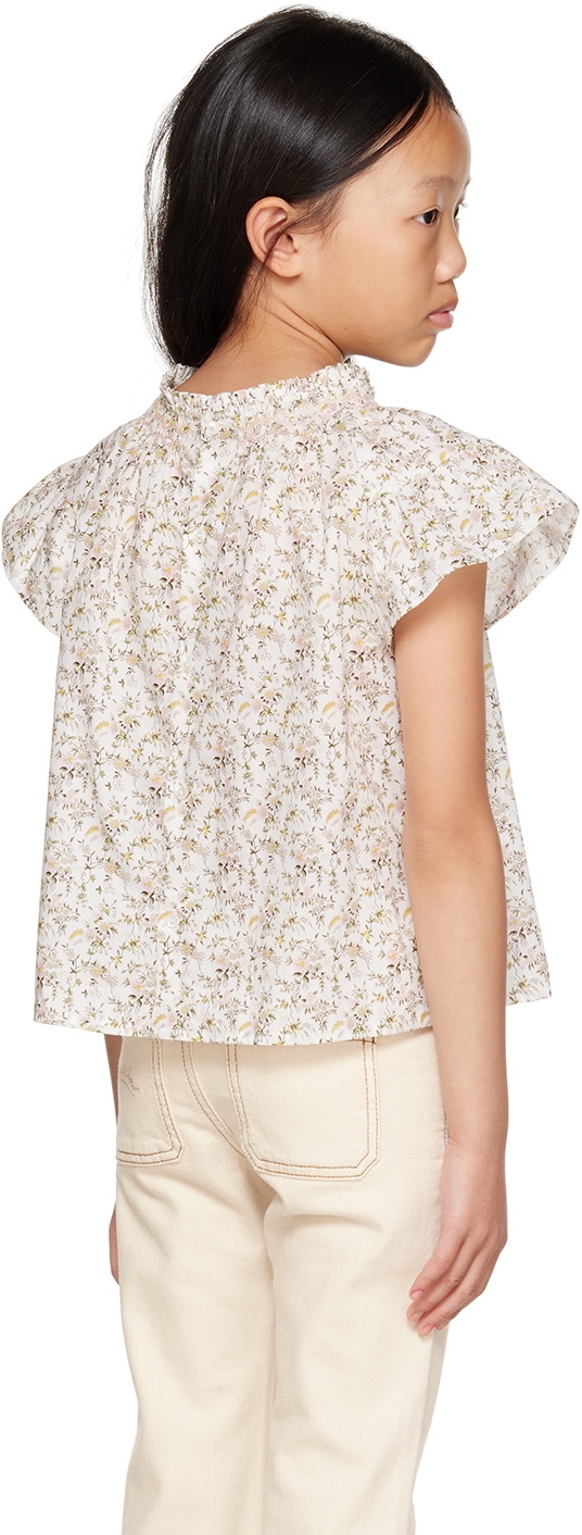 Bonpoint Kids Off-White Cinzia Blouse Bonpoint