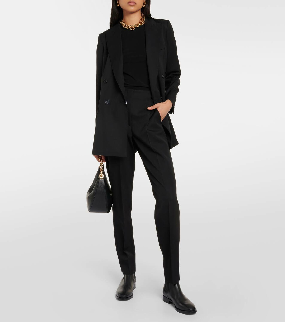 Max Mara Celtico wool and mohair suit pants Max Mara
