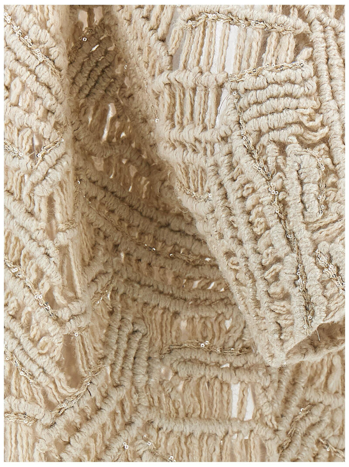 Brunello Cucinelli opera Dazzling Macramé Cardigan Brunello Cucinelli