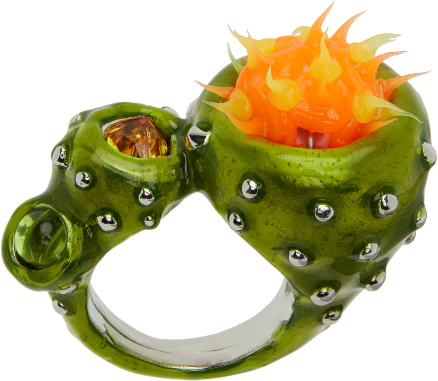 Collina Strada Green Candy Pod Ring Collina Strada