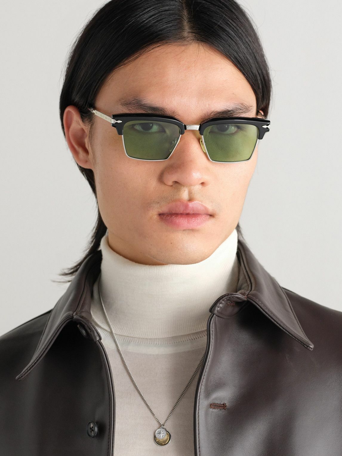 Jacques Marie Mage - Alin D-Frame Silver-Tone and Acetate Sunglasses ...
