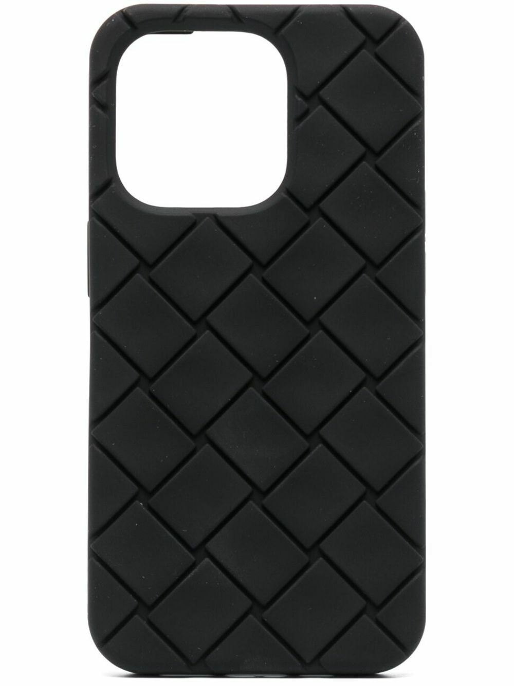 Bottega Veneta Black Rubber IPhone 14 Pro Case Bottega Veneta