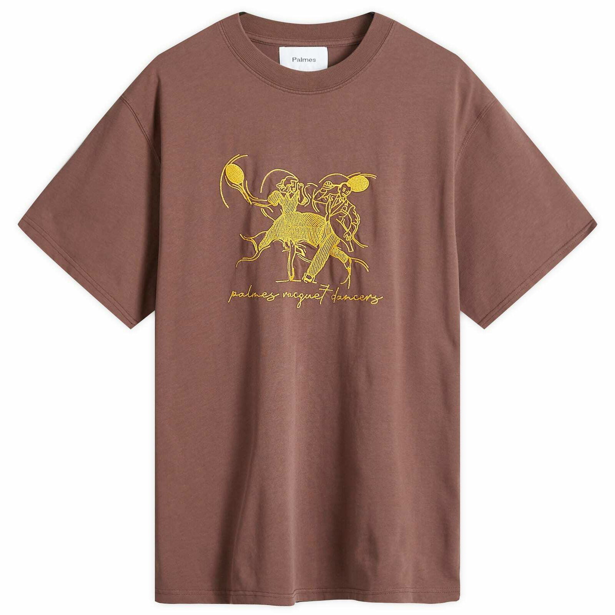 Palmes Men's Dancers T-Shirt in Brown Palmes
