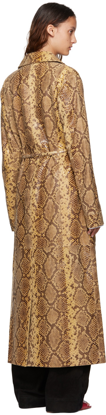 Saks Potts Brown Lea Coat Saks Potts