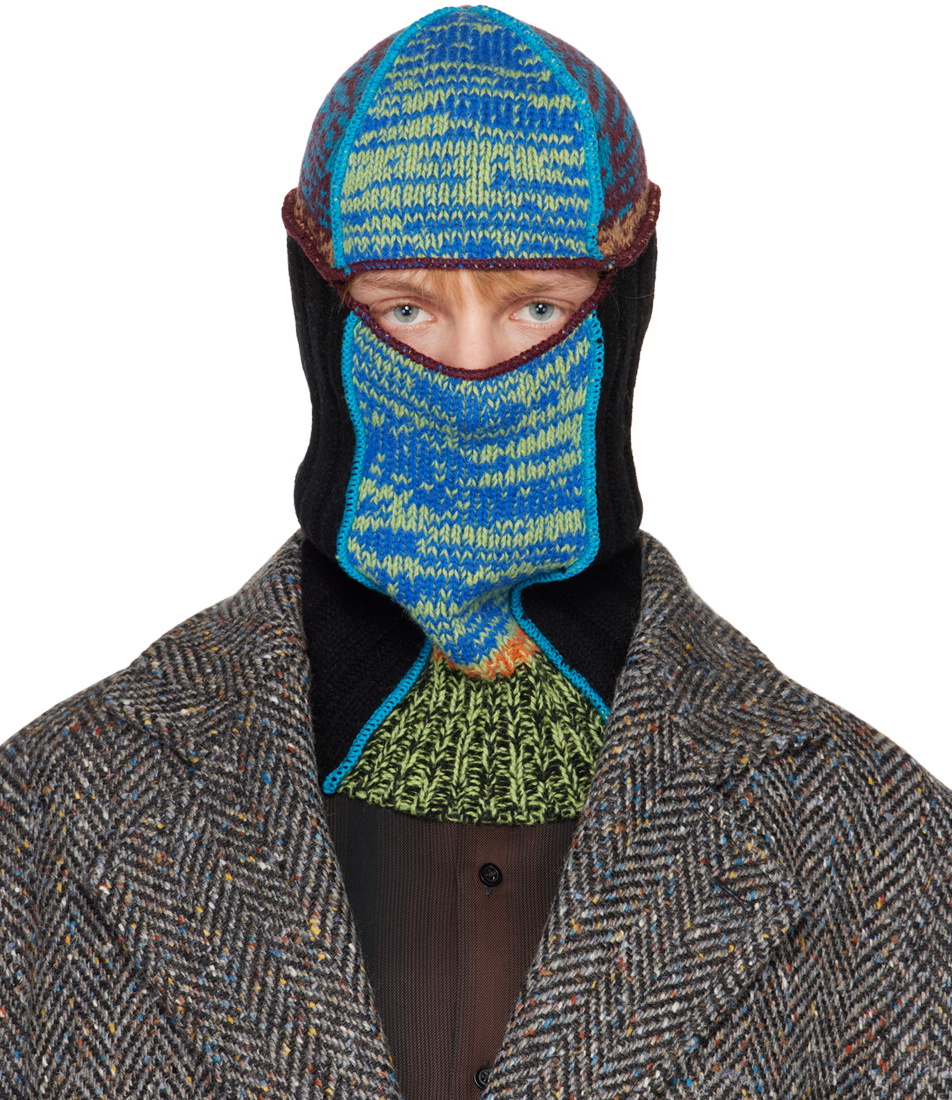Marni Multicolor Paneled Balaclava Marni