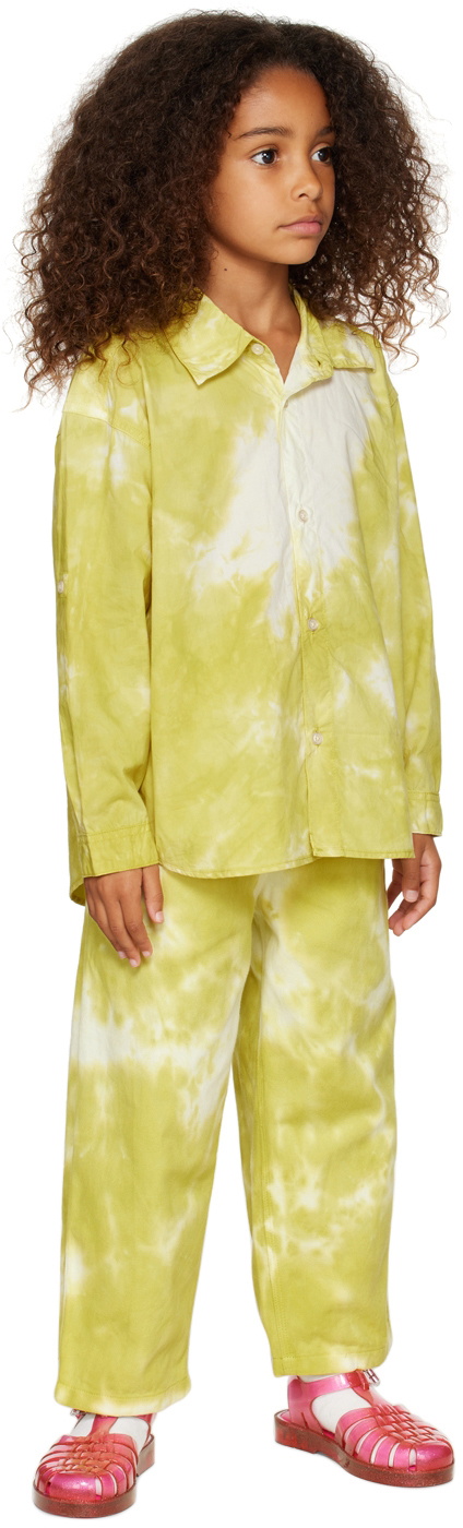 Wildkind Kids Green Tie-Dye Jason Shirt