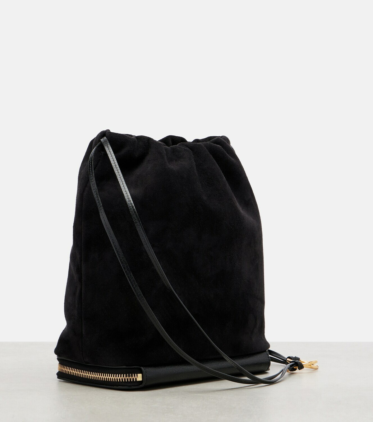 Alaïa Le Pochon suede bucket bag ALAÏA