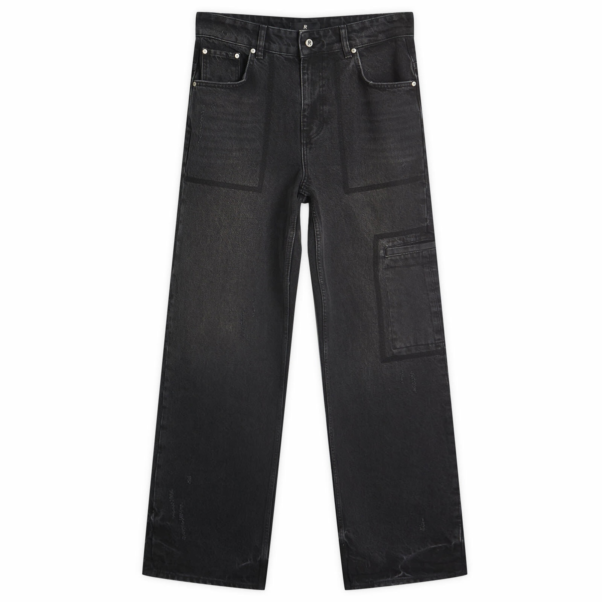 Represent Men's R3 Drive Denim in Jet Black Represent