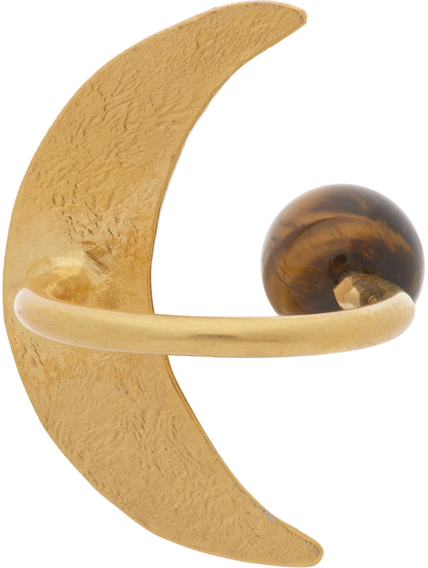 Loewe Gold Ellipse Ring Loewe
