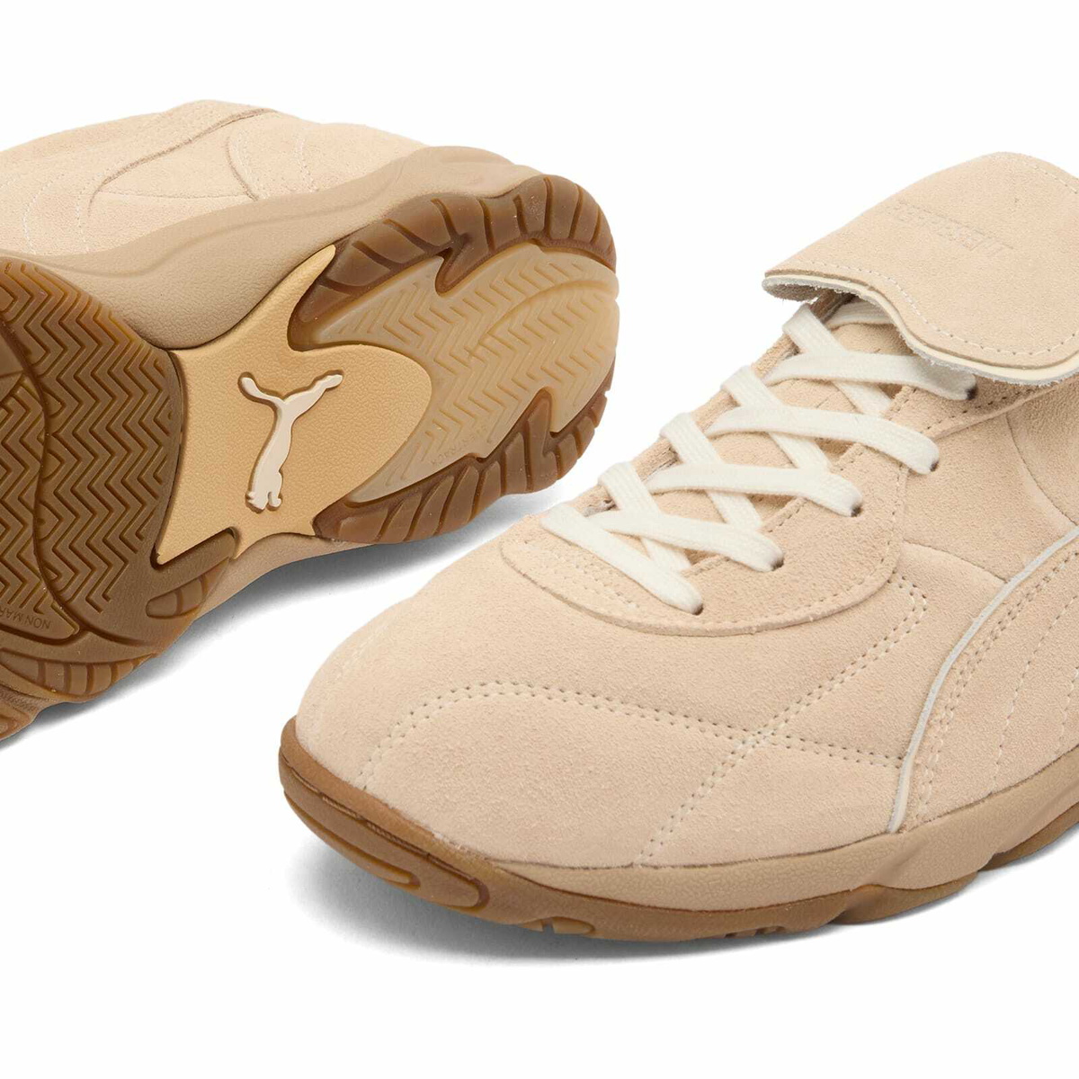 Puma x Represent King Indoor Sneaker in Light Sand/Frosted Ivory Puma