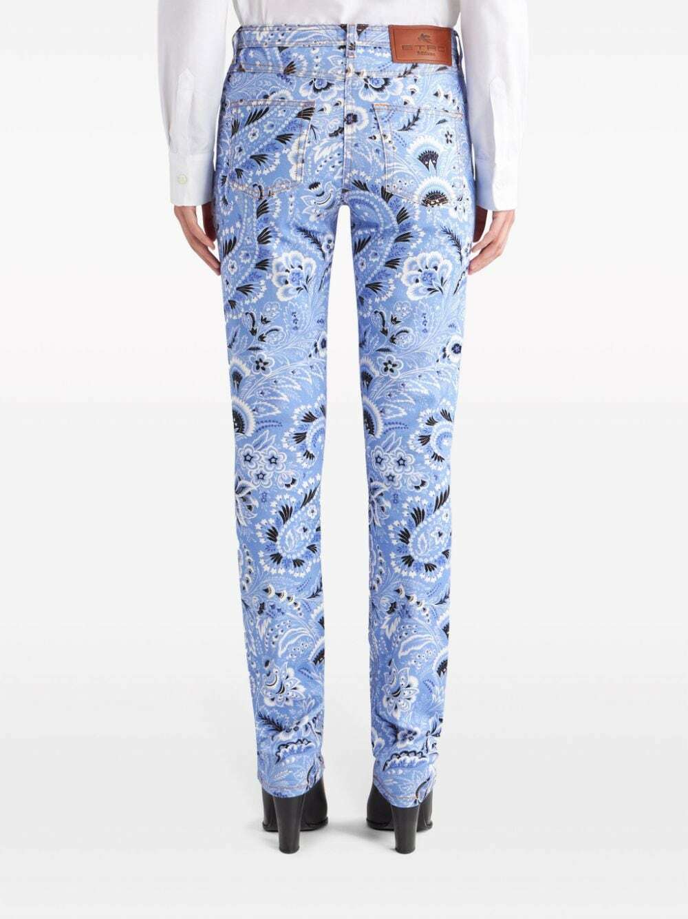 ETRO - Printed Denim Jeans Etro
