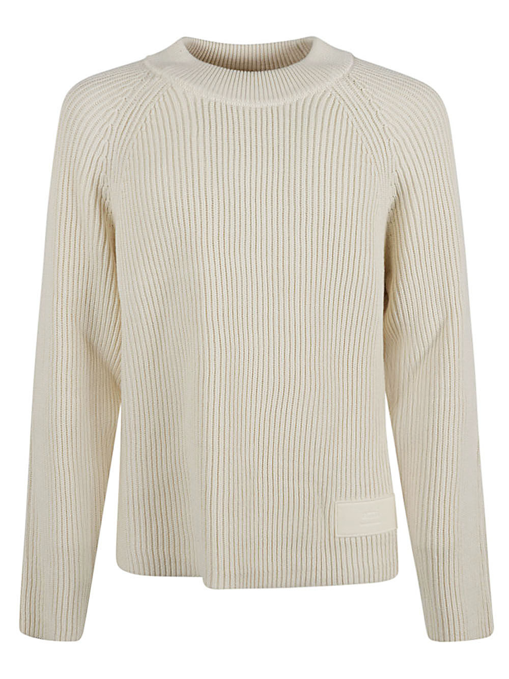 AMI PARIS - Wool And Cotton Blend Sweater AMI