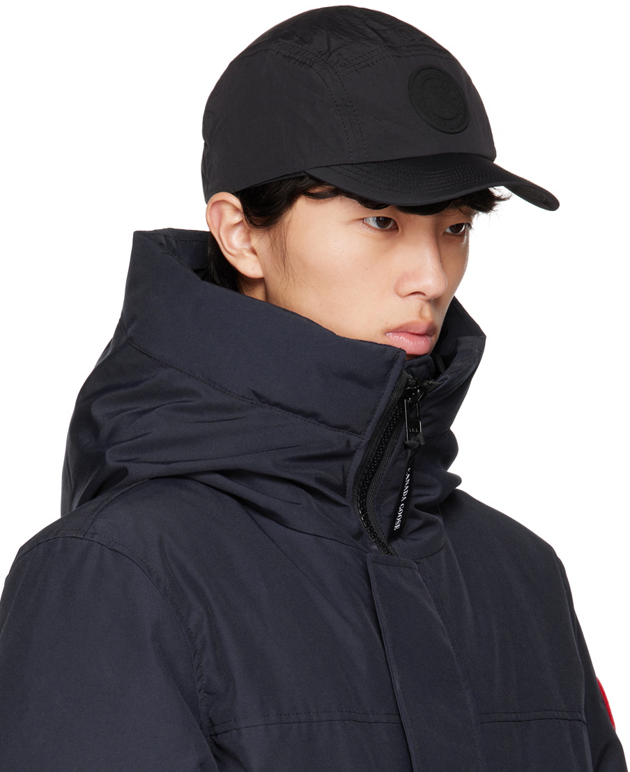 Canada Goose Black 5-Panel Disc Cap Canada Goose