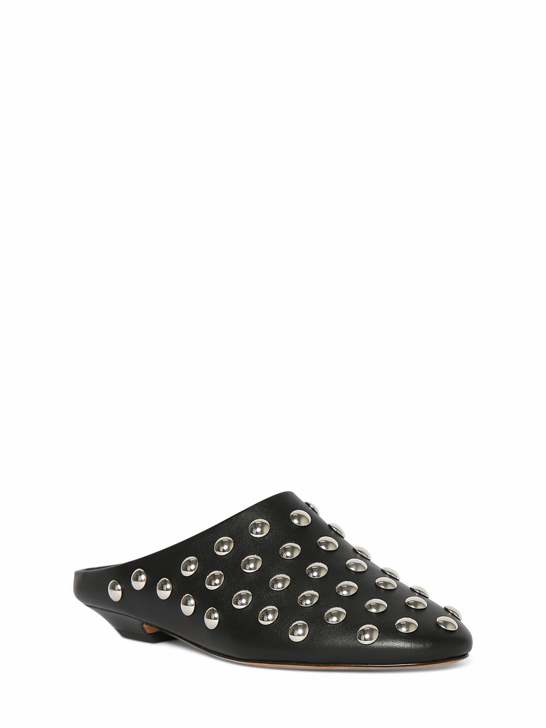 KHAITE - 15mm Apollo Leather Flat Mules Khaite