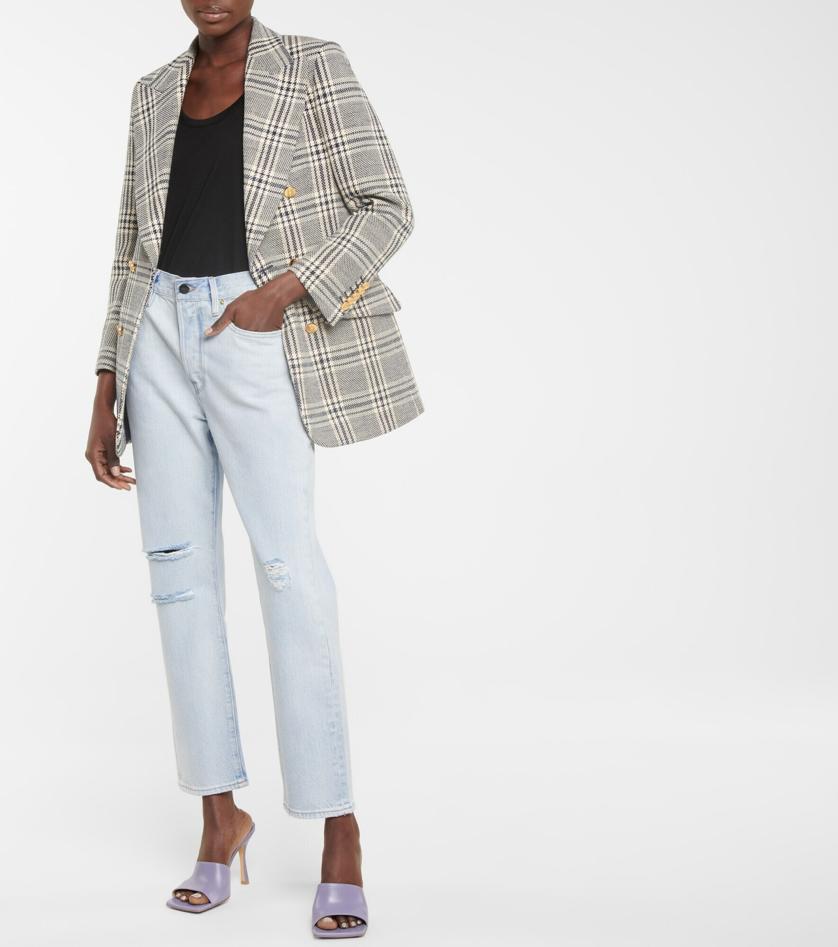 Frame - Le Original high-rise slim jeans Frame Denim