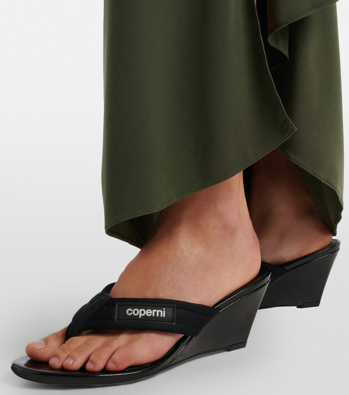 Coperni Logo wedge thong sandals Coperni