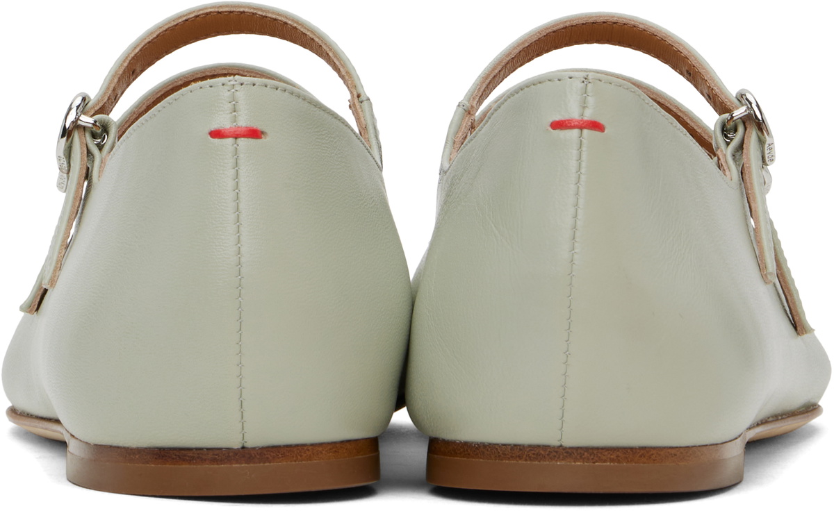 Aeyde Gray Franny Ballerina Flats Aeyde