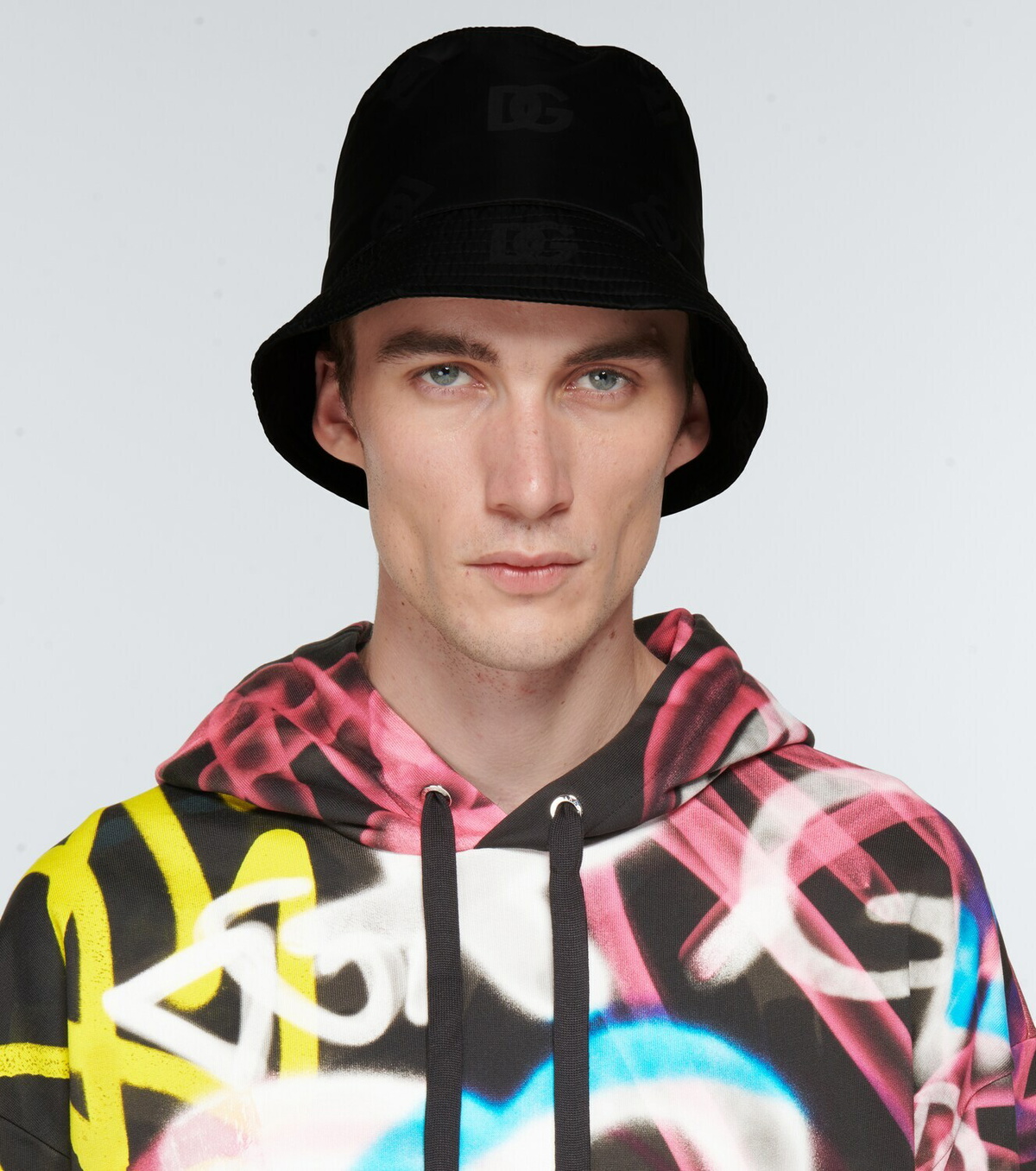 Dolce&Gabbana - DG jacquard bucket hat Dolce & Gabbana