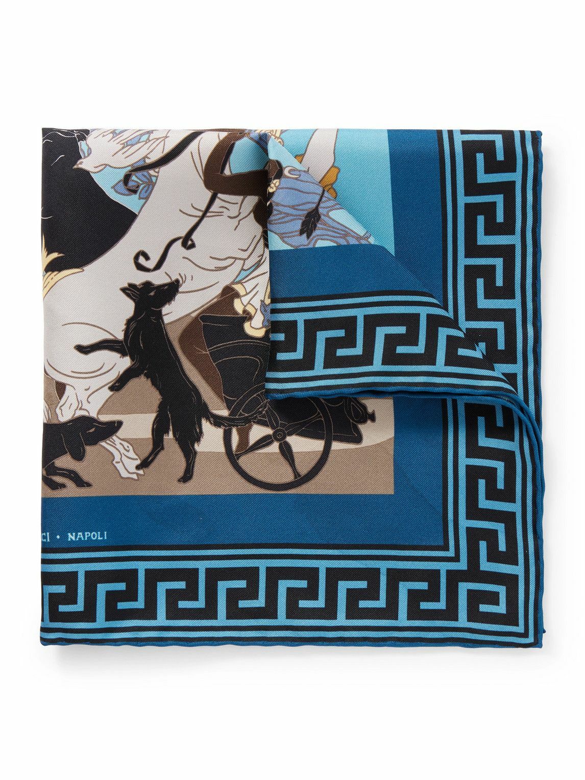 Rubinacci - Artemis and Apollo Silk-Twill Pocket Square Rubinacci