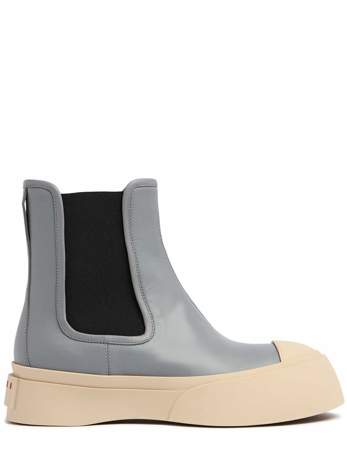 MARNI 20mm Pablo Leather Chelsea Boots Marni