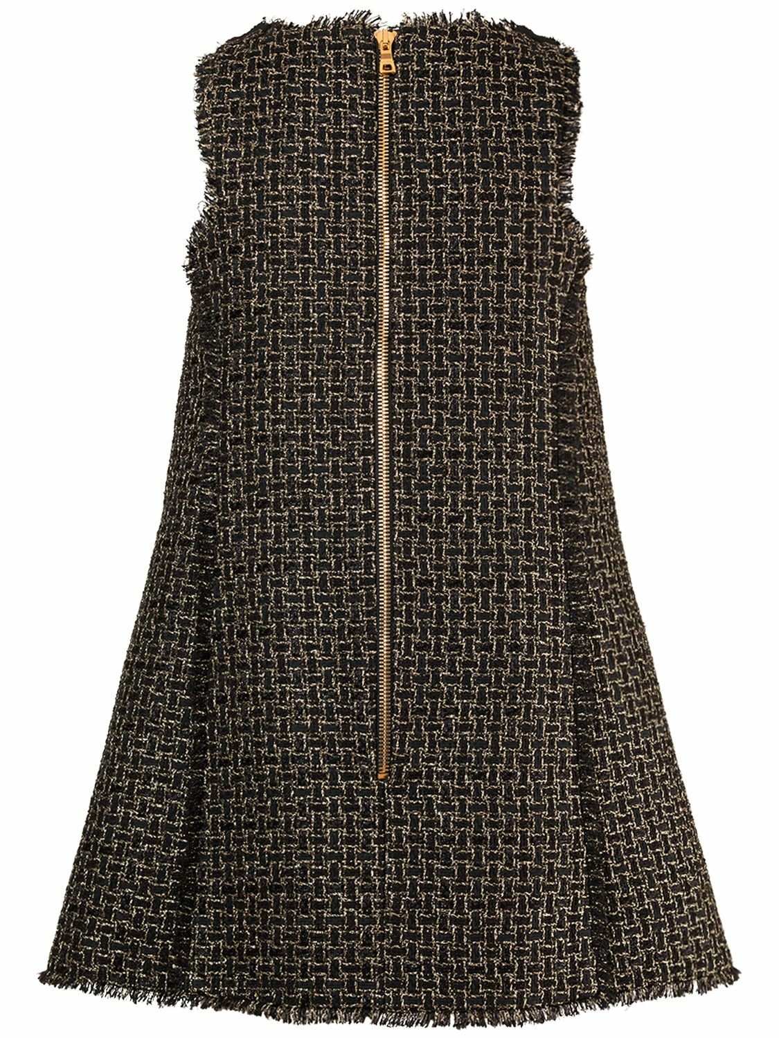 BALMAIN - Tweed Lurex Mini Dress Balmain