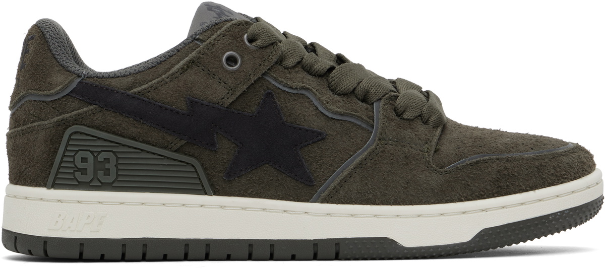 BAPE Khaki BAPE SK8 STA #3 Sneakers A Bathing Ape