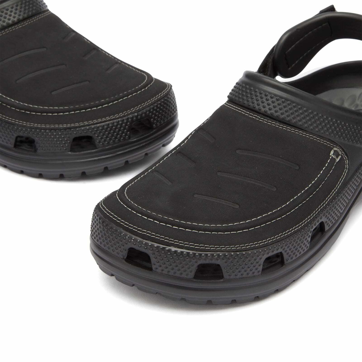 Crocs Men's Yukon Vista II Clog in Black/Slate Grey Crocs