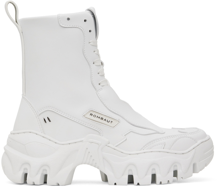 Rombaut White Boccaccio II Ankle Boots Rombaut