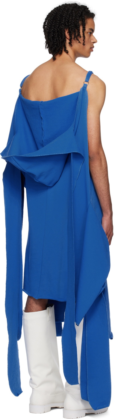 ANONYMOUS CLUB Blue Hooded Dress