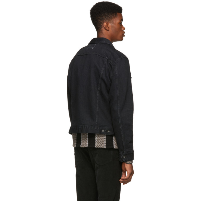 rag and bone Black Definitive Jean Denim Jacket Rag and Bone
