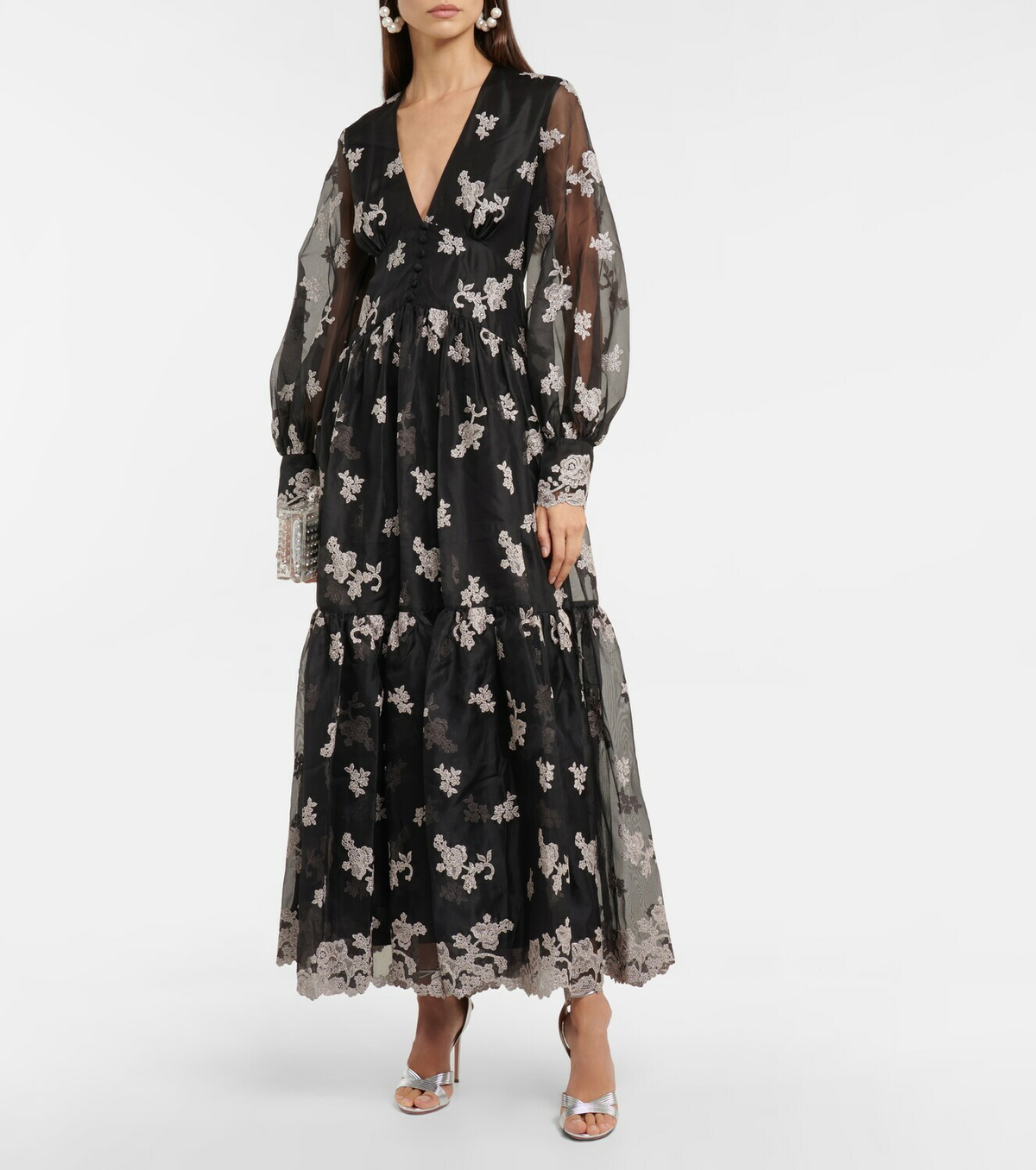 Erdem - Tabetha floral embroidered silk dress Erdem