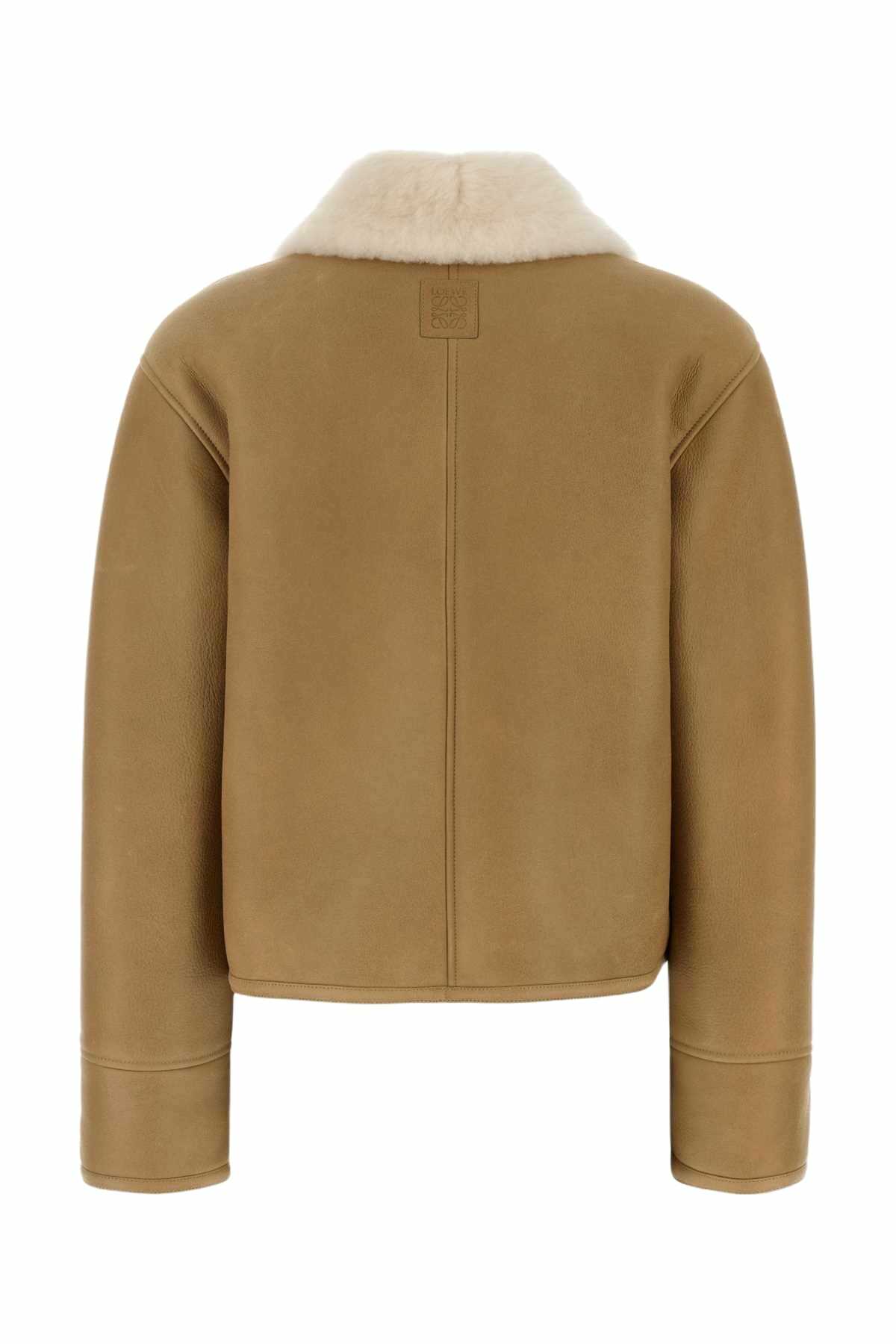 Loewe Beige Shearling Jacket Loewe