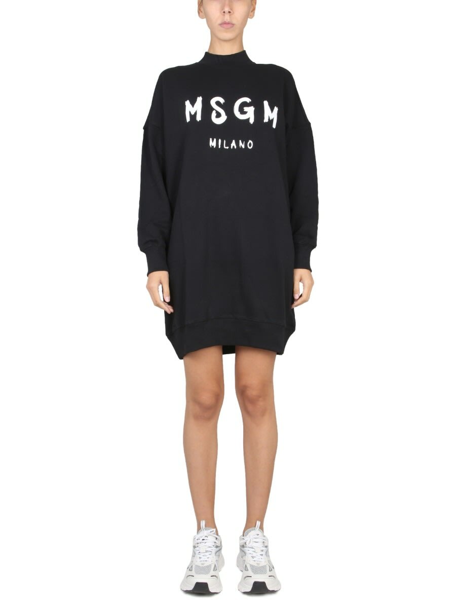 MSGM Brushed Logo Dress MSGM