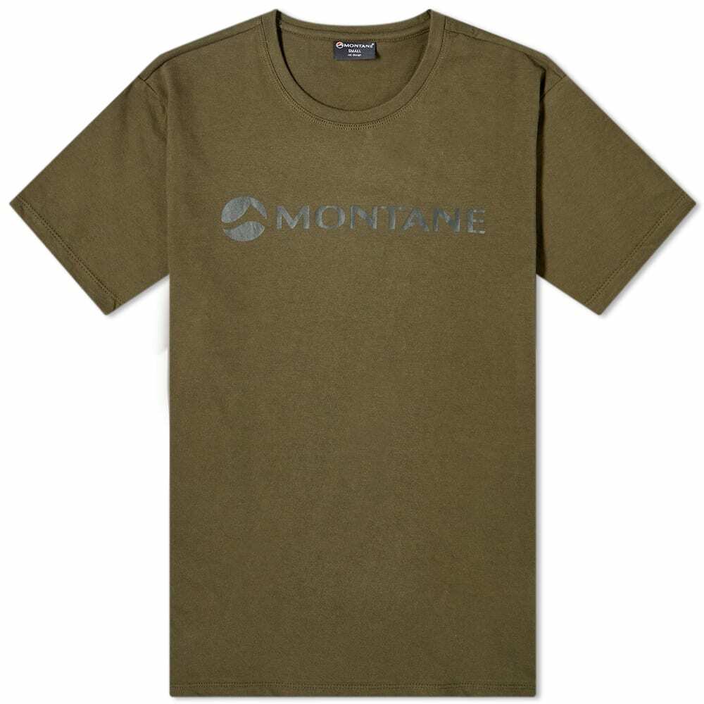 Montane Men's Mono Logo T-Shirt in Kelp Green Montane