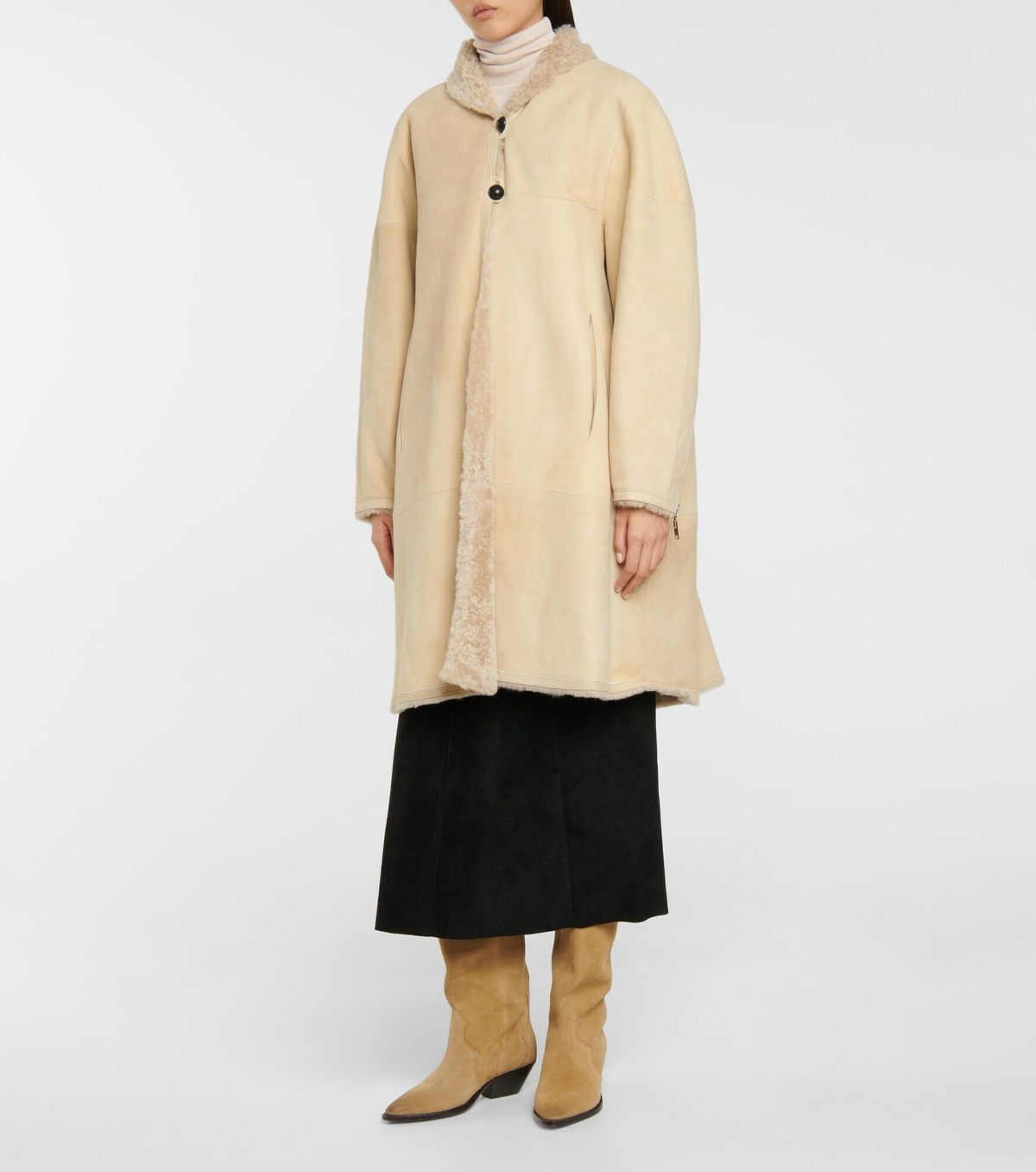 Isabel Marant - Abazoe reversible shearling coat Isabel Marant