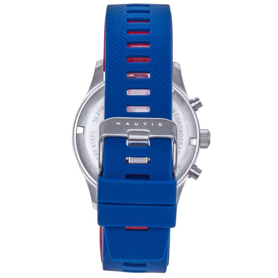 Nautis Meridian Chronograph Quartz White Dial Mens Watch NAUN100-5 Nautis