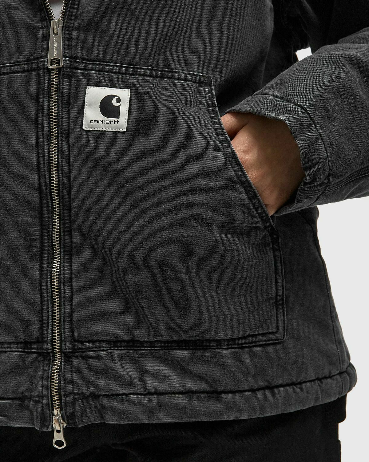 Carhartt WIP Hooded Mitch Jacket Grey Womens Parka Carhartt WIP