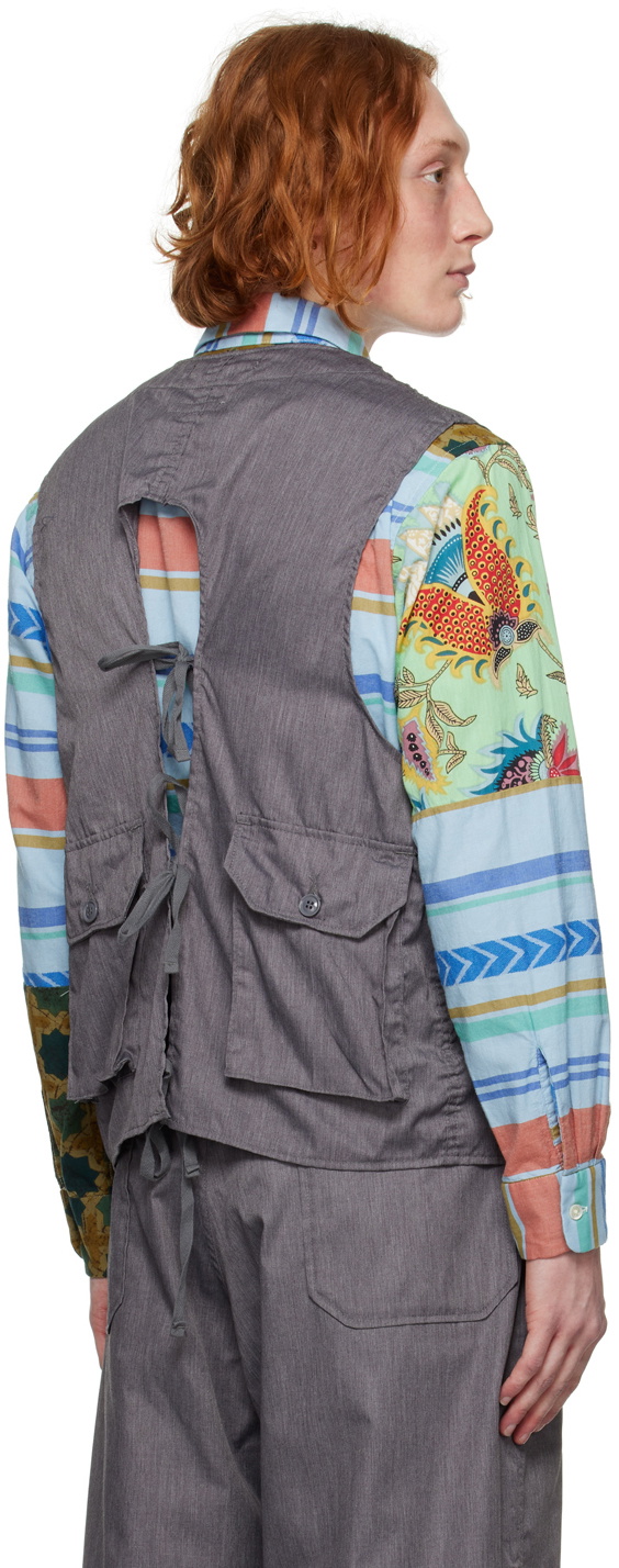 Engineered Garments Gray C-1 Vest Engineered Garments