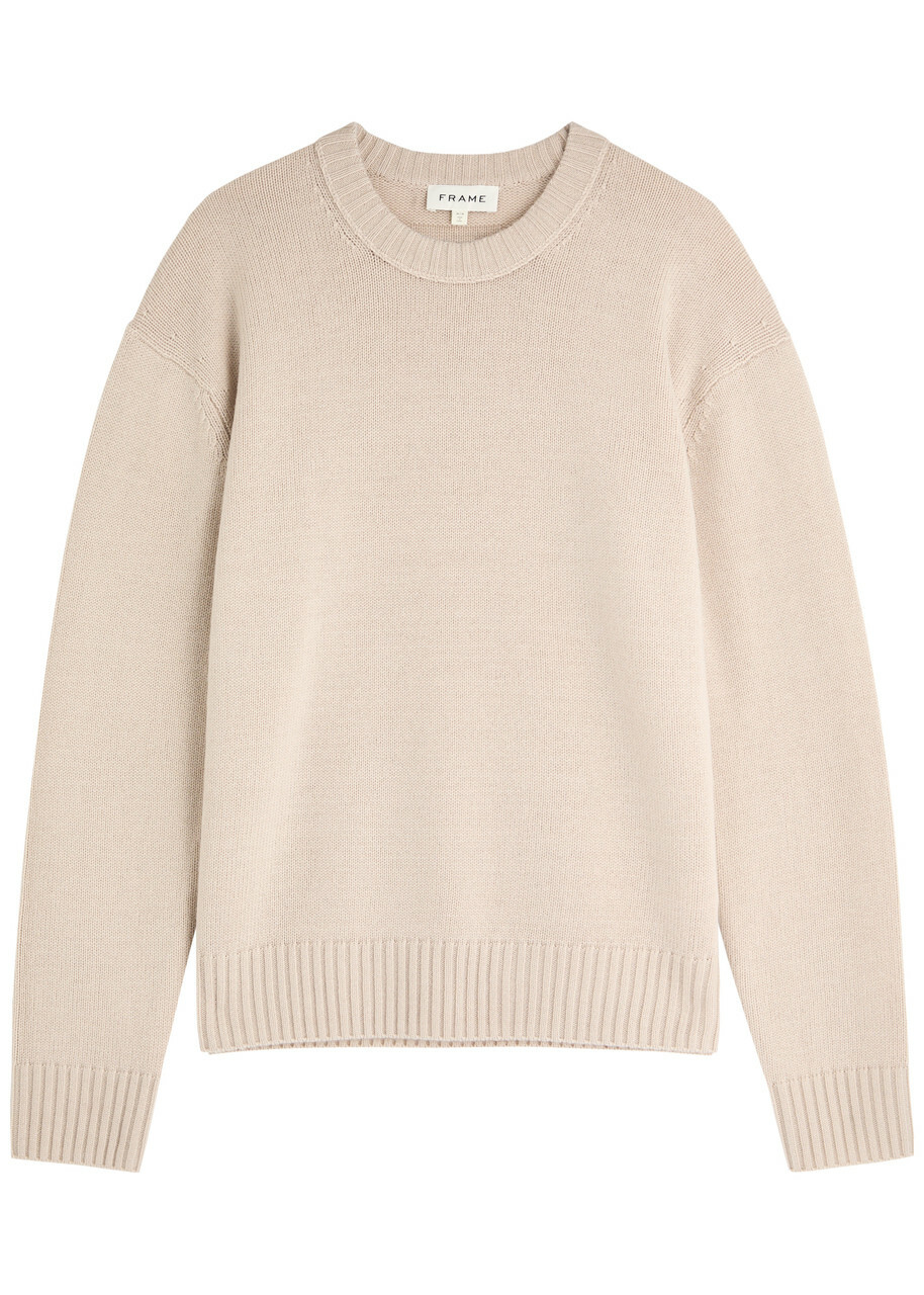 Frame Wool-blend Jumper Beige Frame Denim