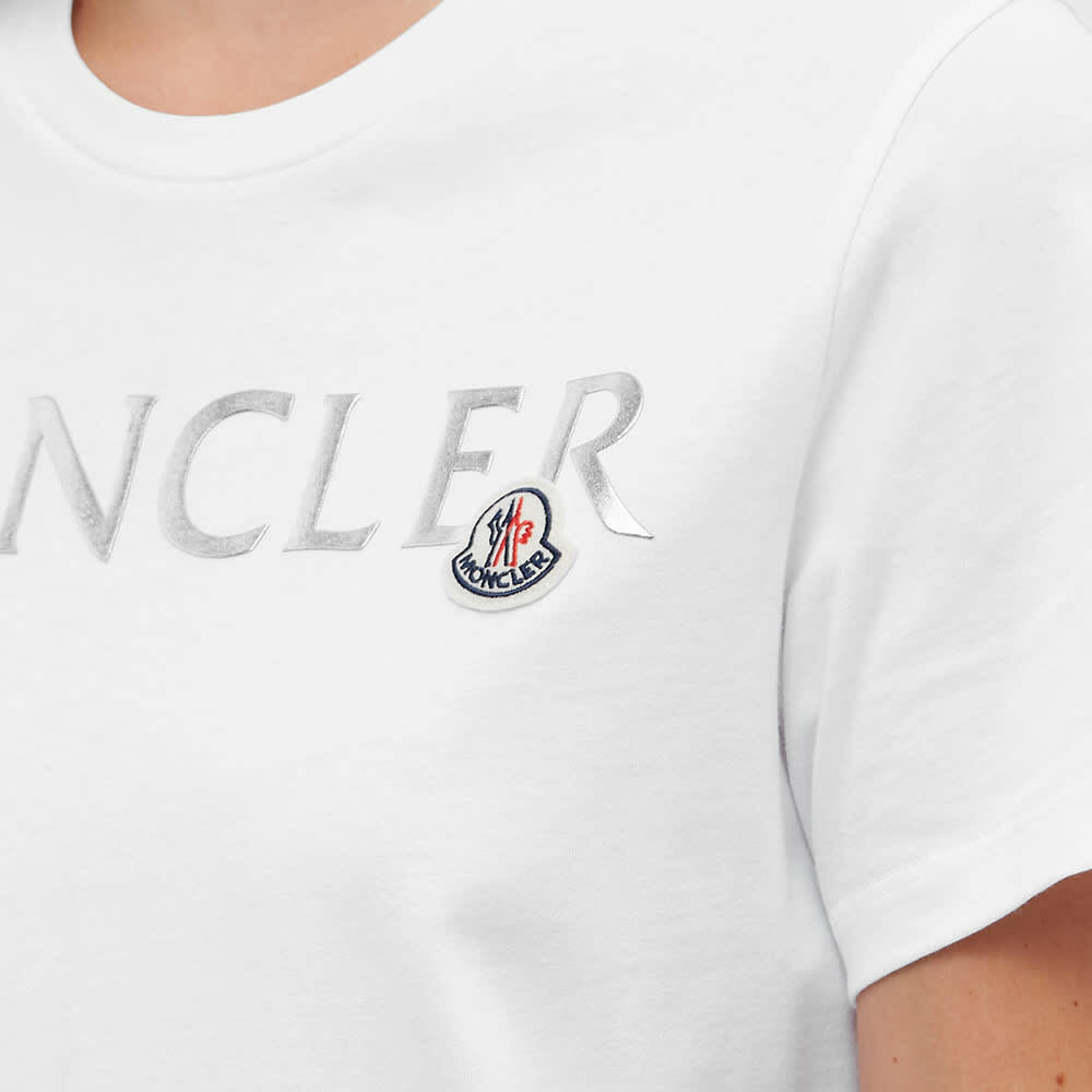 Moncler Women's Logo T-Shirt in White Moncler