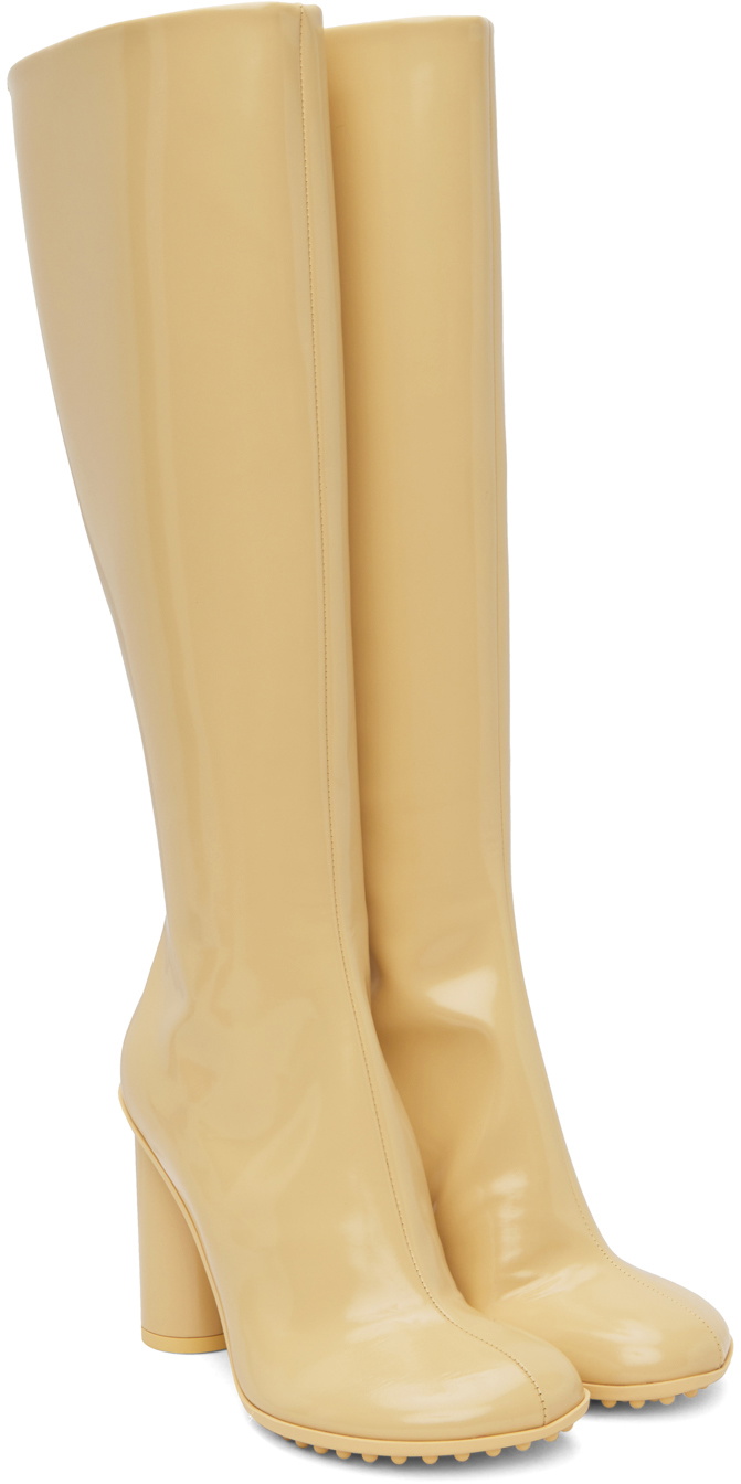 Bottega Veneta Yellow Atomic Tall Boots Bottega Veneta