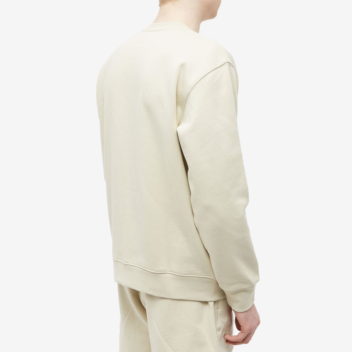 Taikan Men's Plain Heavyweight Crew Sweat in Cream Taikan
