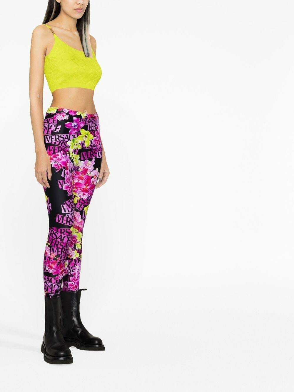 VERSACE - Cropped Knitted Top Versace
